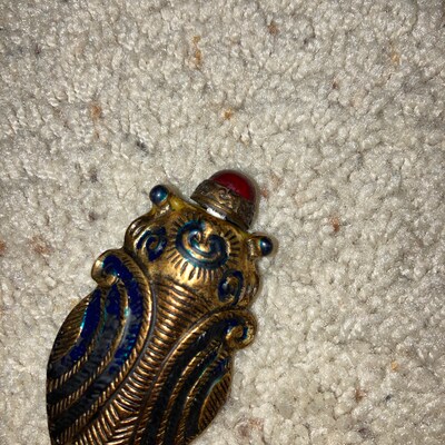 Natural Obsidian Carved Nine-tailed Fox Amulet Pendant, It is Often ...