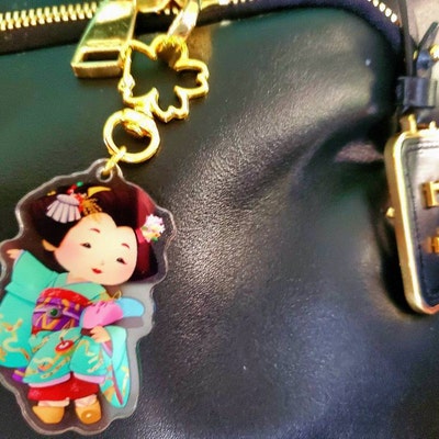 Good Omens Keychain Aziraphale Charm Crowley Keychain Angel Demon Charm ...