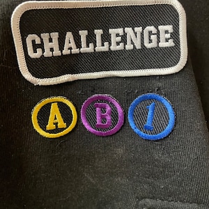 Round Number Patches, Embroidery Patches, 1 INCH Patch, Choose Your ...