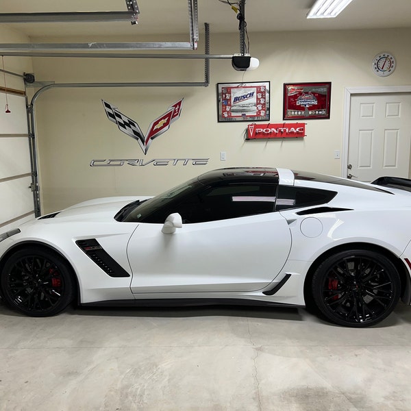 Corvette C7 Wall Decal Art Emblem Garage Wall Decor Racing Car Vinyl - Etsy