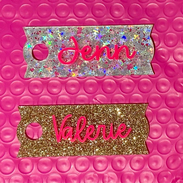 40oz/30oz Tumbler Personalized Name Tag | Personalized Name Tag for ...