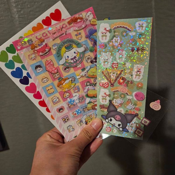 Random Mystery 3D Sticker Sheets: Assorted Styles, Puffy Bubble ...