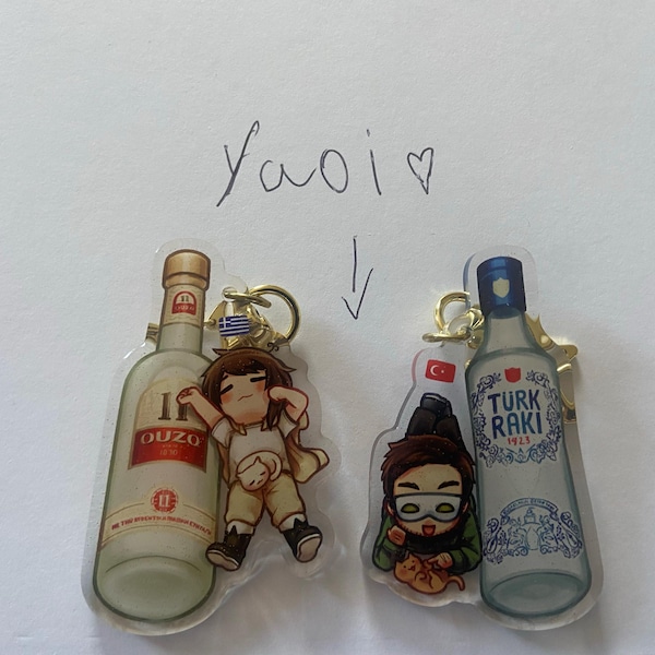 Hetalia Keychain – APH United Kingdom Bros & Ireland Alcohol Drinks ...
