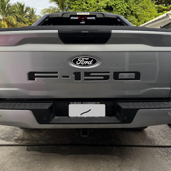 2021-2025 Ford F-150 Tailgate Letter F150 Vinyl Inserts Decals Stickers ...