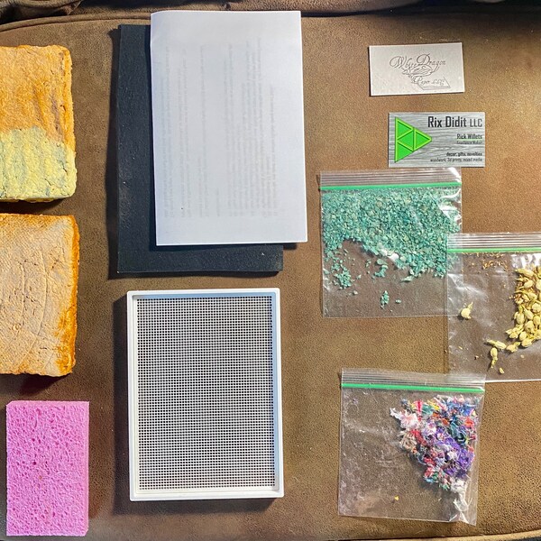 Papermaking Kit, Handmade Paper Kit, Recycled Paper Kit, Diy Paper, Diy ...