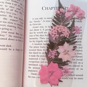 Forget Me Not Bookmark Real Dried Flowers Gift for Reader - Etsy