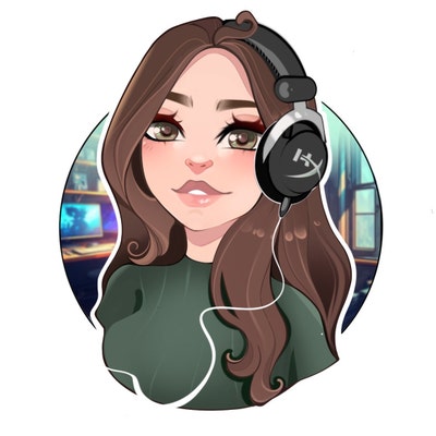 Moon & Stars Pngtuber Cute Girl Pngtuber Fantasy Theme Streaming Avatar ...