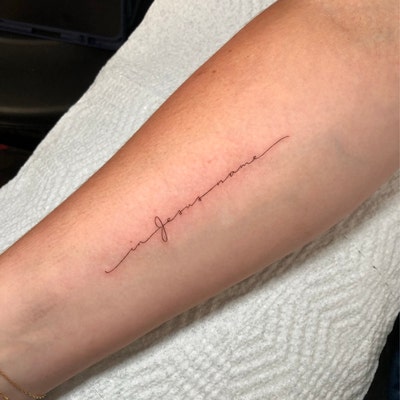 Custom Geometric Tattoo Angel Wings Fine Line Drawing Beautiful Minimal ...