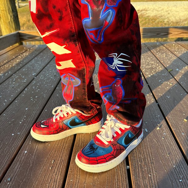 Spider-man Custom Sneakers for Kids - Etsy