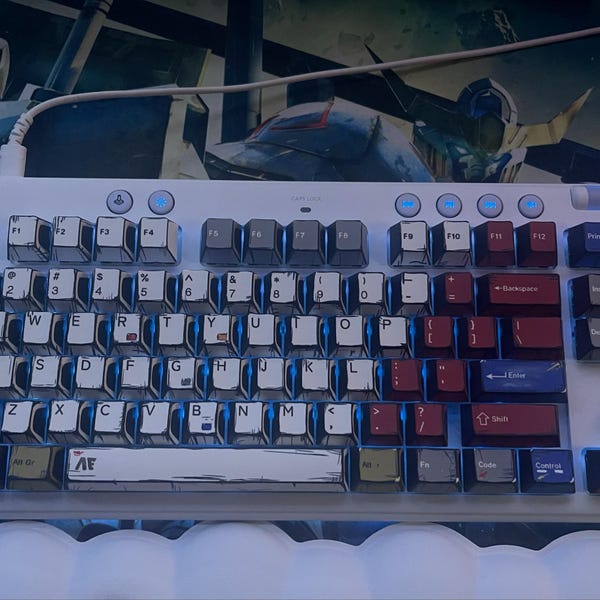 131 Keys Sunset Glow Keycap Set, Floral Keycap Set, Cherry Profile ...