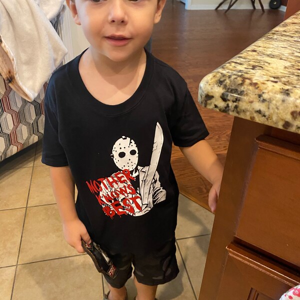 Jason Mother Knows Best Horror Toddler Kids Adult Tee Cult Classic ...