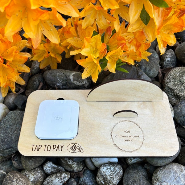 Business Card Holder Square Reader Holder Laser Ready File Laser ...