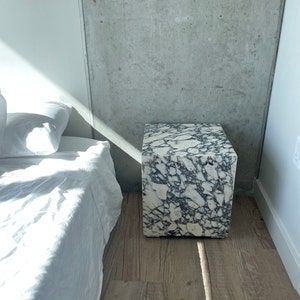 Calacatta Viola Set of 2-4-6 SQUARE Coasters, Italian Marble 100% ...