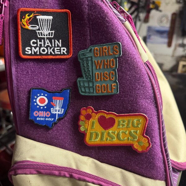 Bogey Badge Bundle: 1.5" Embroidered Disc Golf Patches - Etsy