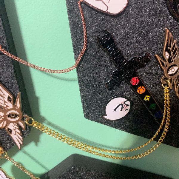 GOLD Angelus Antiqua - Pin Set - Etsy