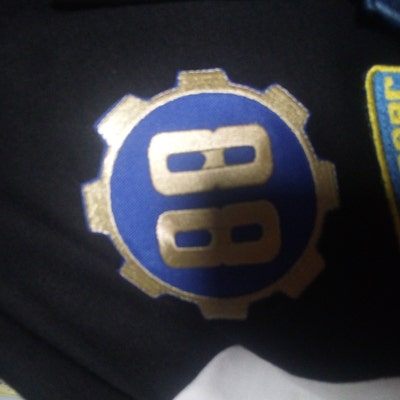 Fallout 76 and 111 Emblem Logo Gear Iron-on Embroidered Patch, Custom ...