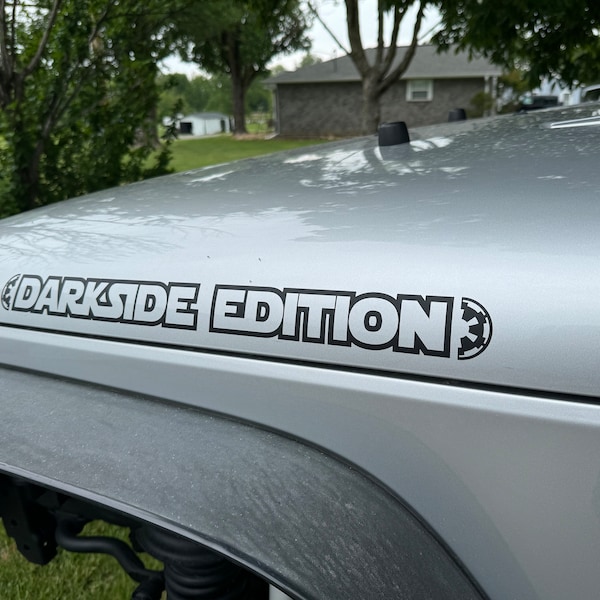Dark Side Edition Hood Decal Star Wars Decal Window Sticker Darkside - Etsy