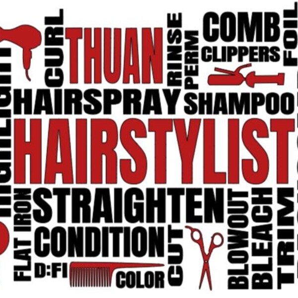 Hairstylist Svg - Word Art - Svg - Dxf - Eps - Png - Cut File ...
