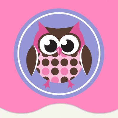 OWL Clip Art: pink & BROWN Owls Clipart Owl - Etsy