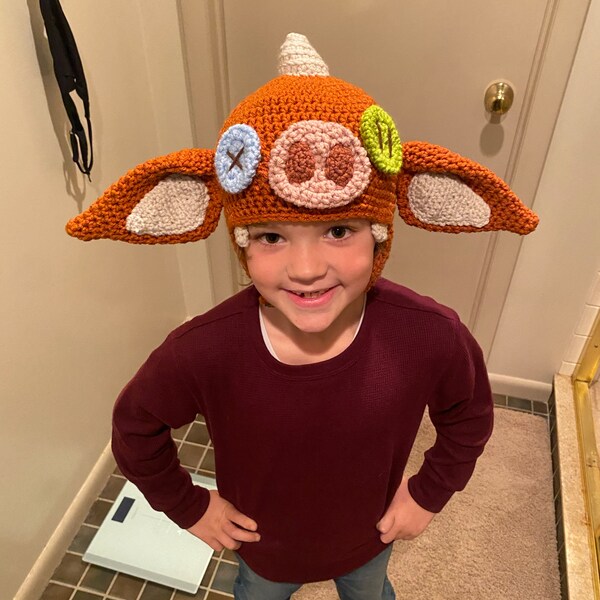 Bokoblin Mask, BOTW, Zelda, Link, Crochet by Allie, Breath of the Wild ...