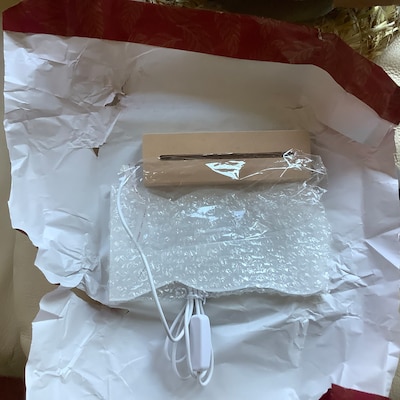 Cat on the Moon Led Night Light, 3D Illusion Table Lamp for Animal ...