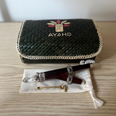 Tepi Kuripe Pipe for Hape Snuff Wooden Smoking Pipe for Herbal Medicine ...