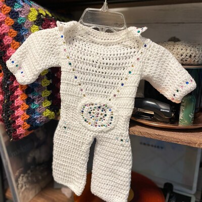 PATTERN Crochet Newborn Elvis Jumpsuit Outfit Pattern Crochet - Etsy ...