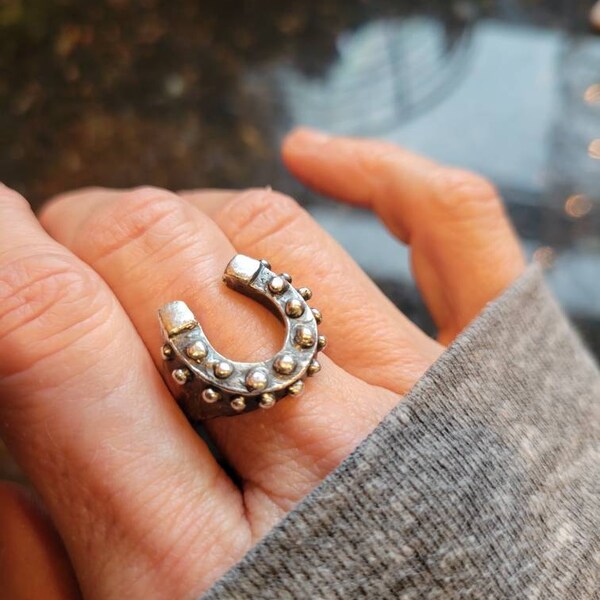 Sterling Silver and Turquoise Ring Vintage Made by Delvin J. Nelson ...