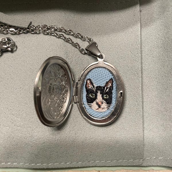 Custom Embroidery People Portrait From Photo Personalized Couples ...