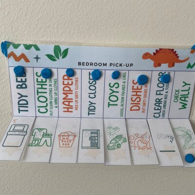 Morning Routine Chart, Printable Folding / Flip Chart : Kids Daily ...