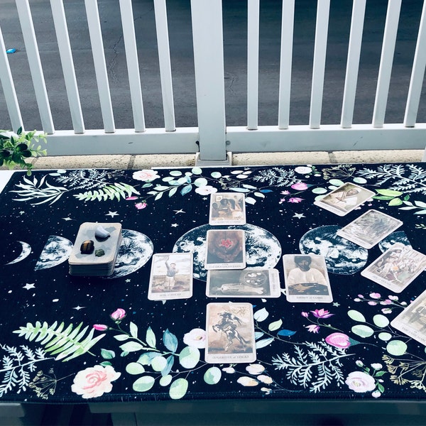 Moonlit Garden Area Rug Moon Carpet Lunar Eclipse Starry Night Vines ...