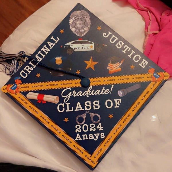 Personalized Photo Thankful Graduation Cap Topper, Grad Cap Topper ...