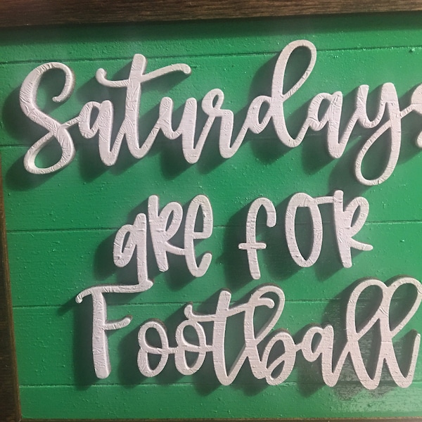 Football 3D Wooden Tiered Tray Signs - Etsy