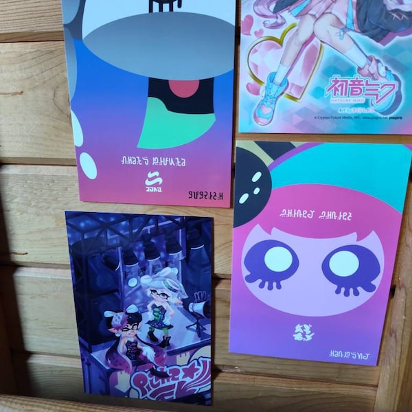 Splatoon Hotlantis WV3 Posters Harmony Paruko Tartar Dedf1sh Octoling ...