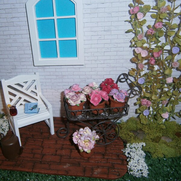 Miniature Rustic Outhouse Scene: Fairy Garden Cake Topper - Etsy