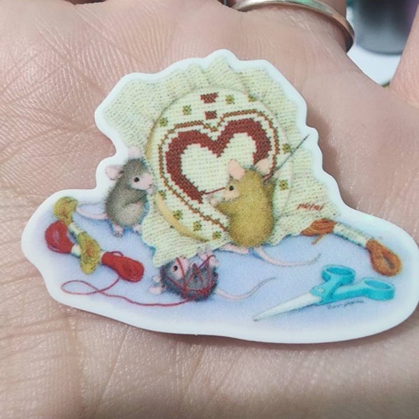 Stitching Mice Needle Minder - Etsy