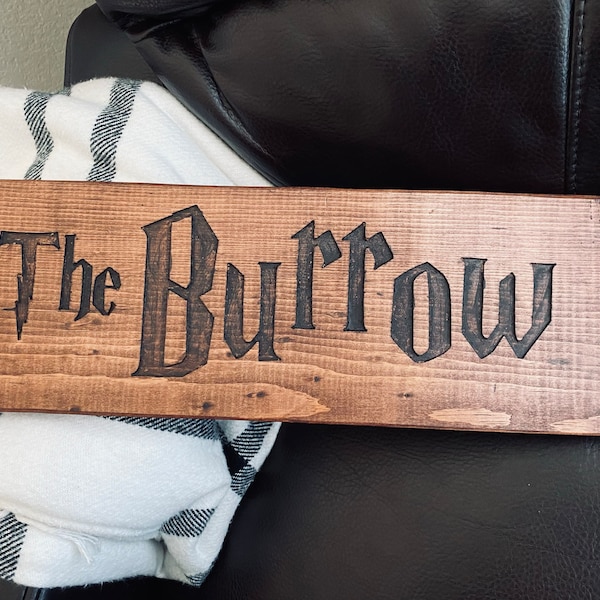 The Burrow Sign - Etsy