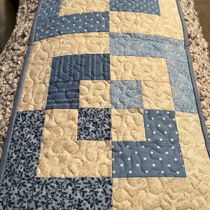 Broken Nine-patch Quilted Table Runner 52 X 13 | Etsy