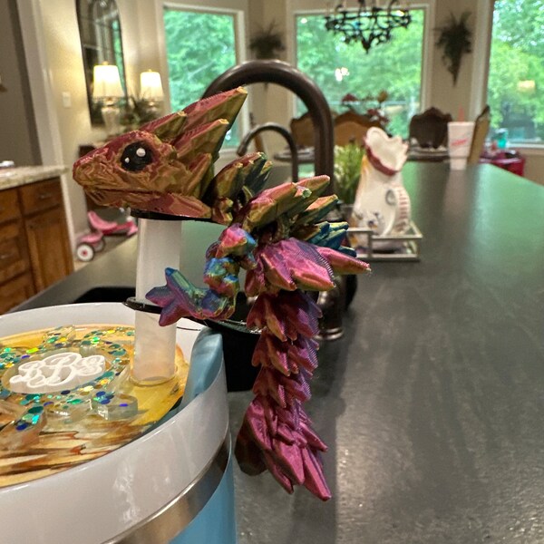 Black Chroma Style Gem Dragon 10mm Stanley Straw Topper 30oz 40oz - Etsy