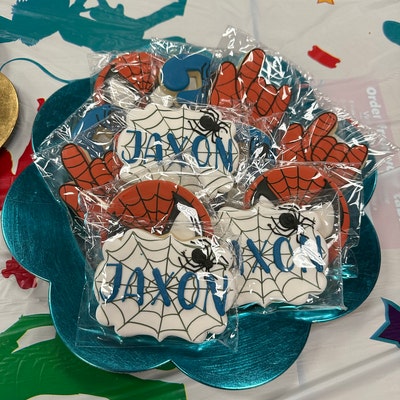 Spider-man Cookies, Spidey Cookies, Spider Cookies, Spidey Birthday ...