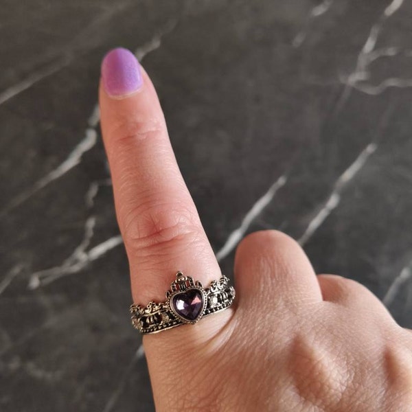 Heart Medieval Ring, Gothic Cathedral Ring, Arched Window Ring, Gothic ...