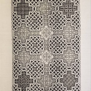 Winter Solstice Cross Stitch Pattern, Winter Decoration, Geometry Cross ...