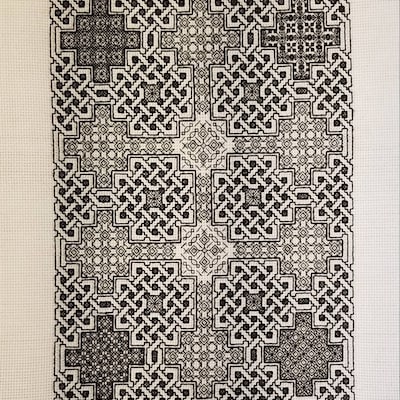 Winter Solstice Cross Stitch Pattern, Winter Decoration, Geometry Cross ...