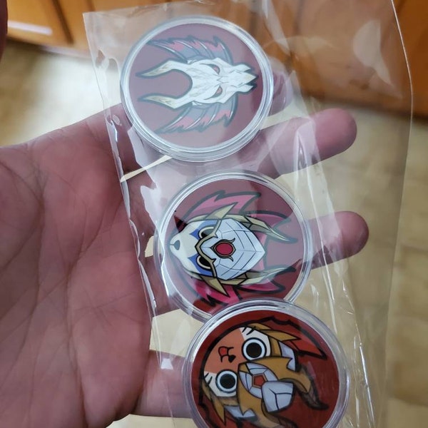 Monster Hunter Magnamalo Palico & Palamute Vinyl Stickers - Etsy