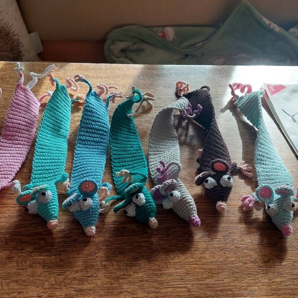 Rat Bookmark Crochet Pattern | Amigurumi PDF Pattern - Etsy