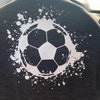 Paint Splatter Soccer, Soccer Design Svg, Soccer Ball Svg, Soccer Life ...