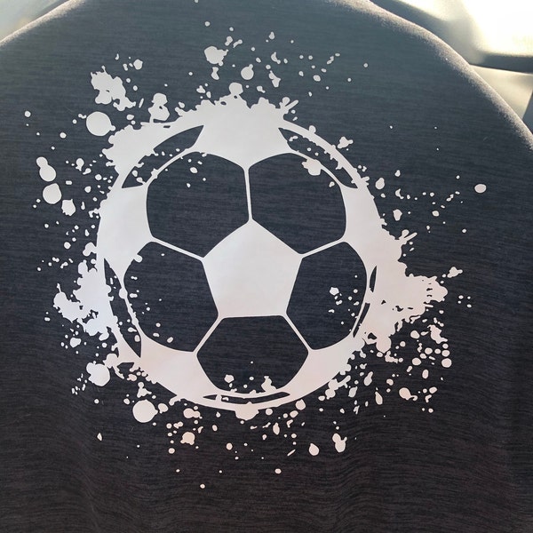 Paint Splatter Soccer, Soccer Design Svg, Soccer Ball Svg, Soccer Life ...