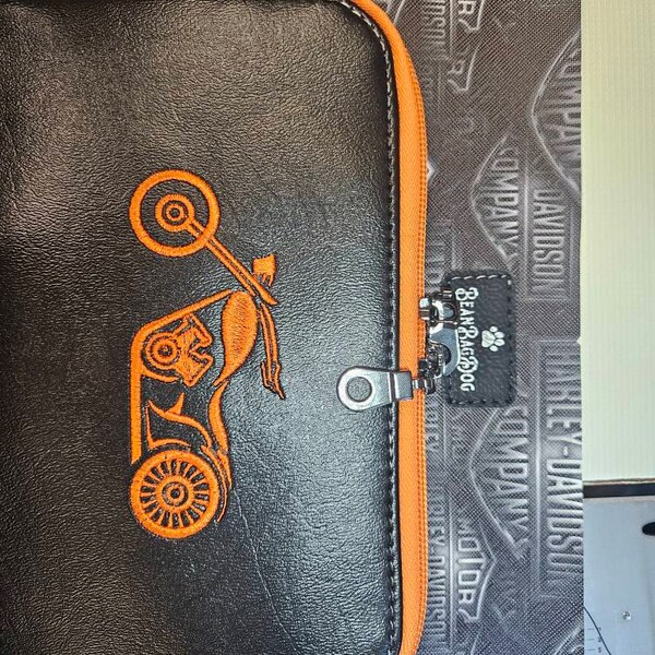Classic Motorcycle Embroidery Design, Motorcycle Embroidery Embroidery ...