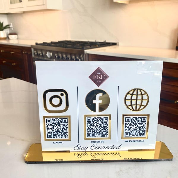 Custom QR Code Sign, Personalized QR Sign, Payment Method Sign, Shop ...