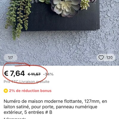 Gold Metal House Numbers/gold Floating House Numbers/ Brass House ...